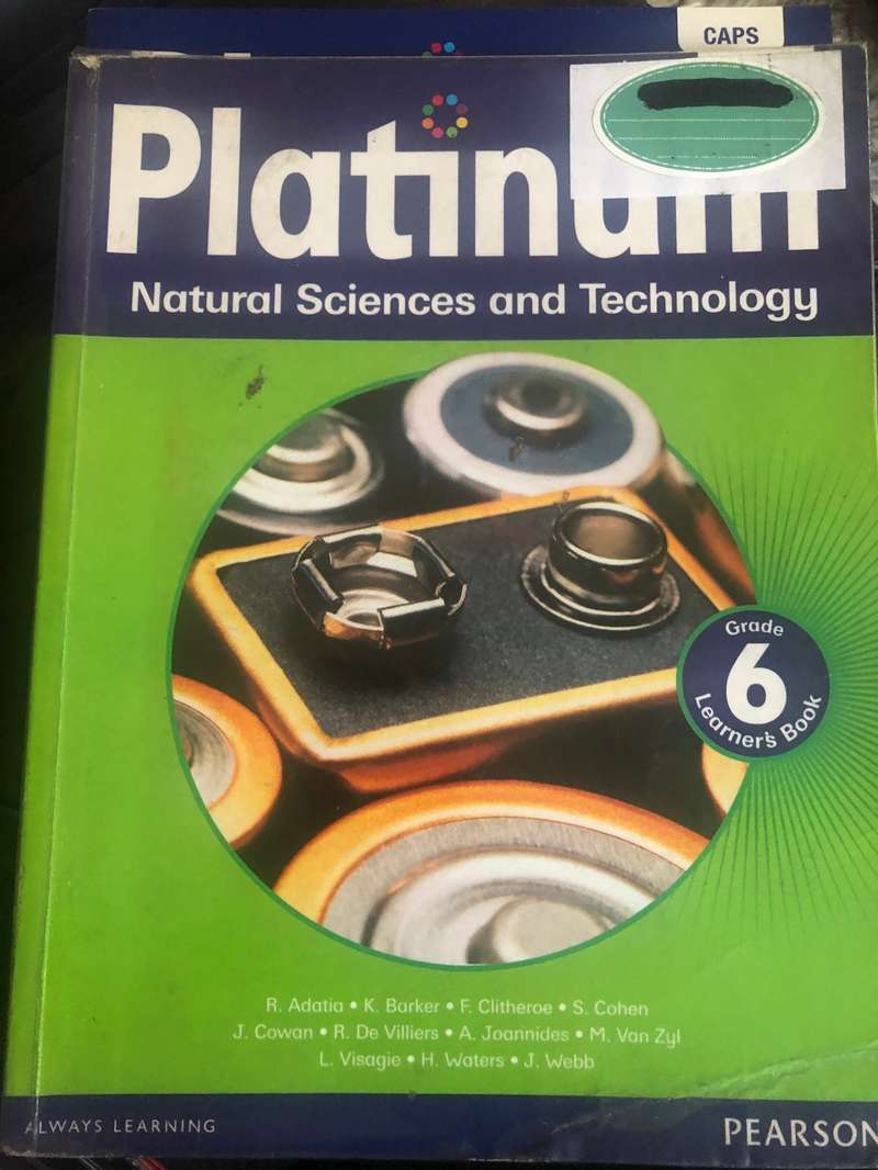 Other Textbooks And Educational Platinum Natural Sciences And Technology Grade 6 Learners Book